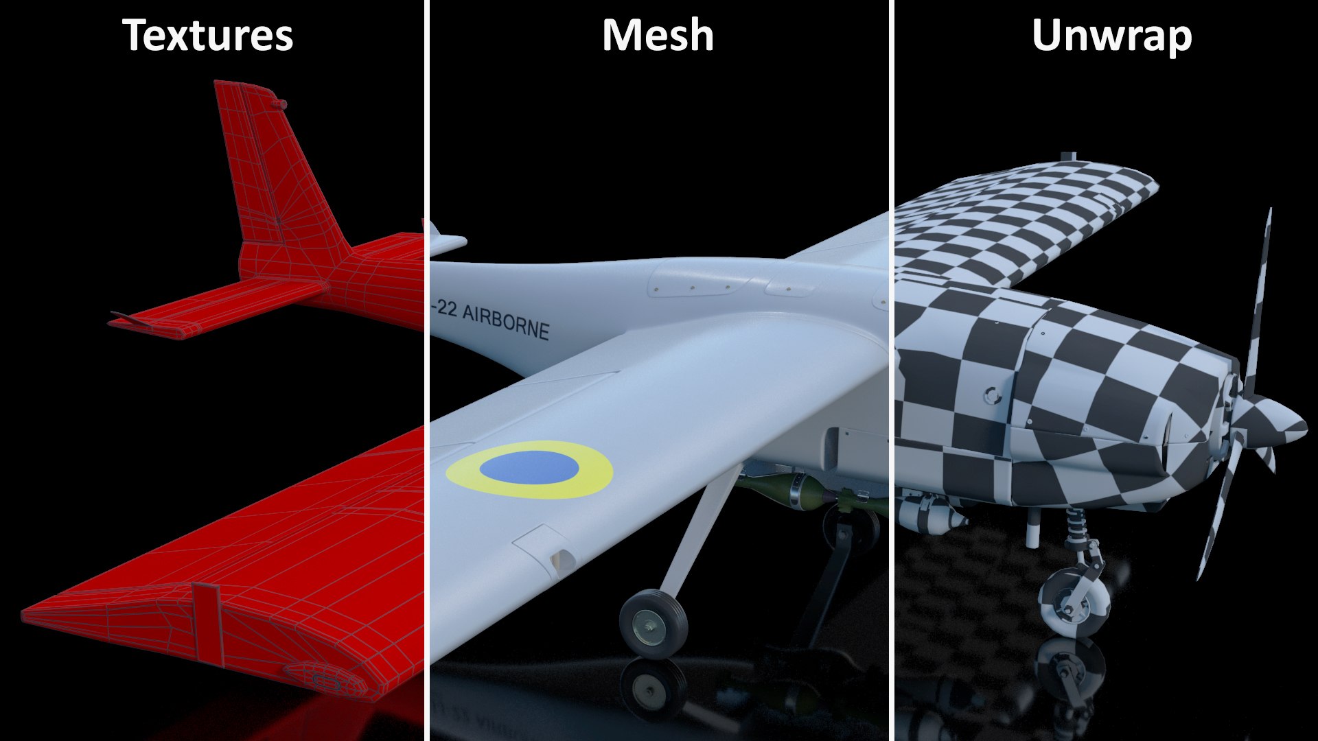 UKRJET UJ22 Airborne Drone 3D - TurboSquid 1942296