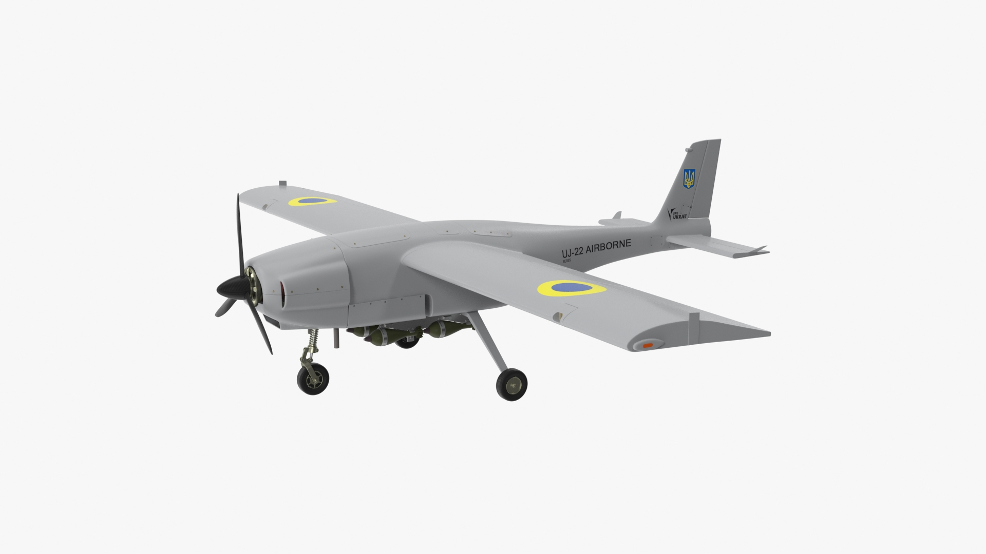 UKRJET UJ22 Airborne Drone 3D - TurboSquid 1942296