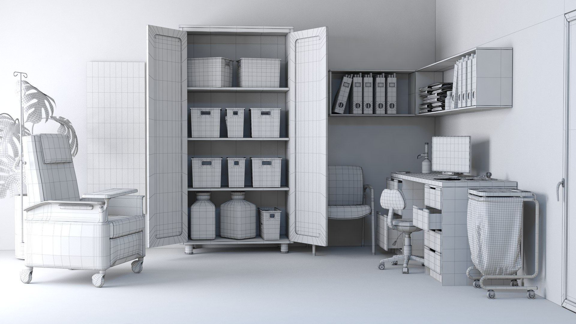 3D Exam Room Hd Model - TurboSquid 1592665