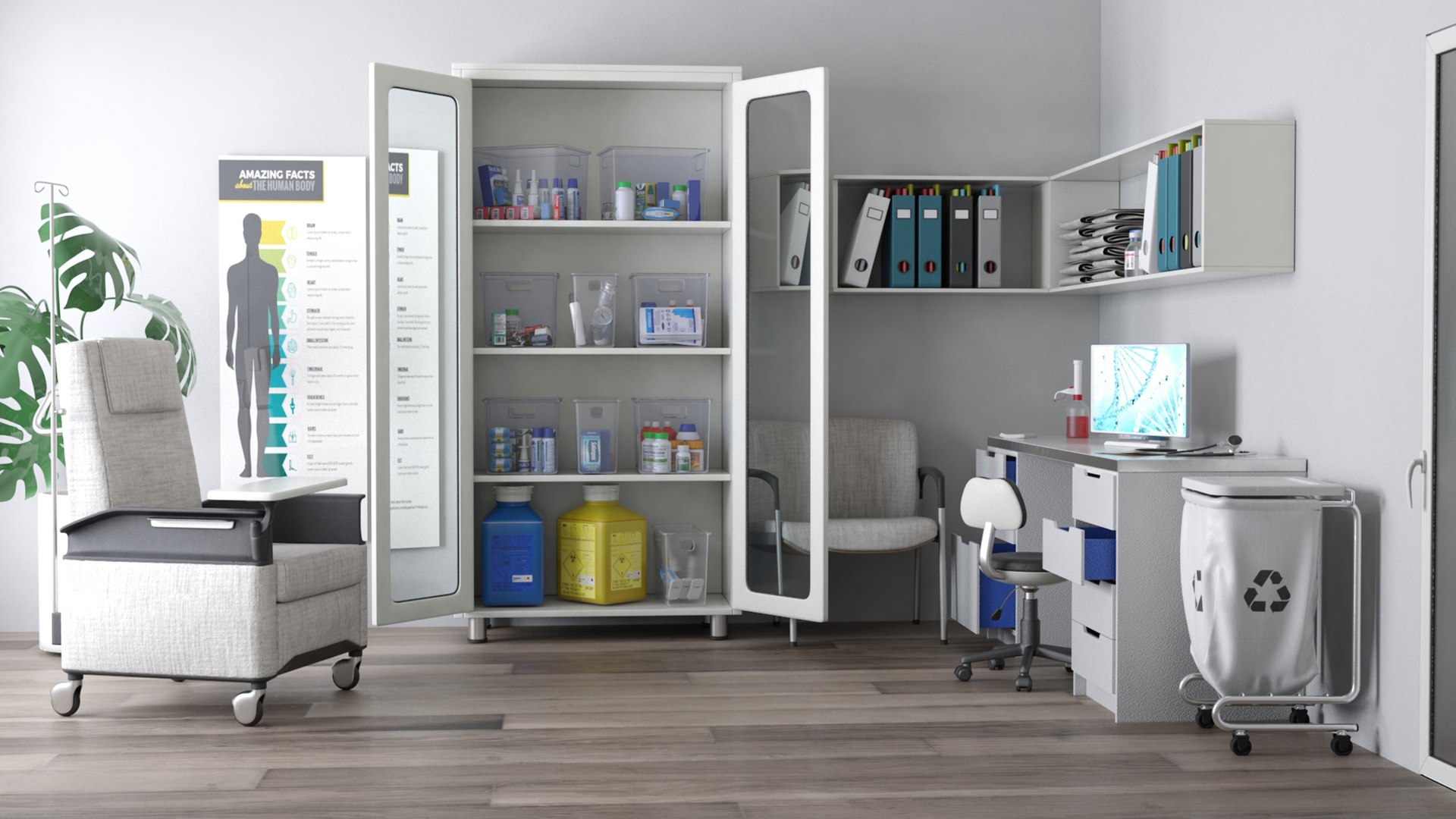 3D Exam Room Hd Model - TurboSquid 1592665