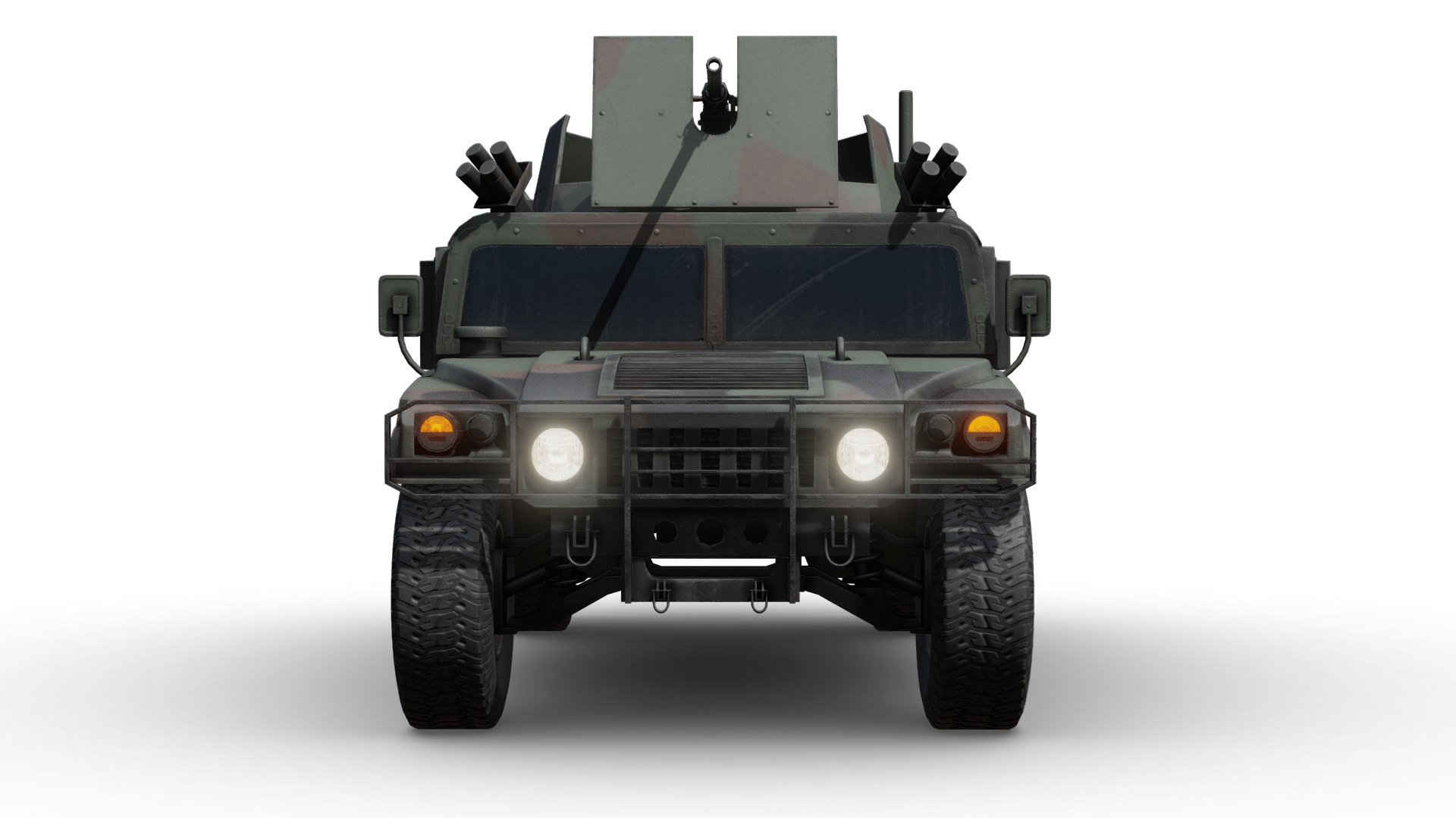 HMMWV UAH- Up Armored Humvee 3D - TurboSquid 2186899