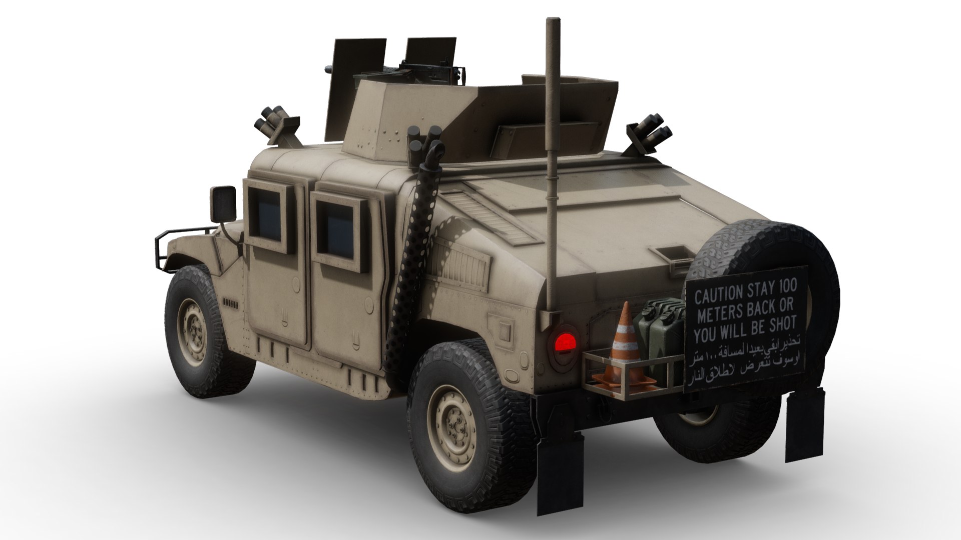 HMMWV UAH- Up Armored Humvee 3D - TurboSquid 2186899