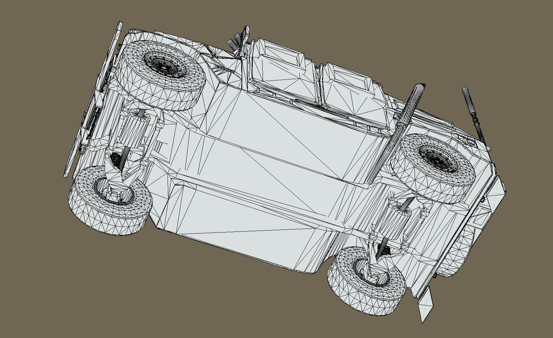HMMWV UAH- Up Armored Humvee 3D - TurboSquid 2186899