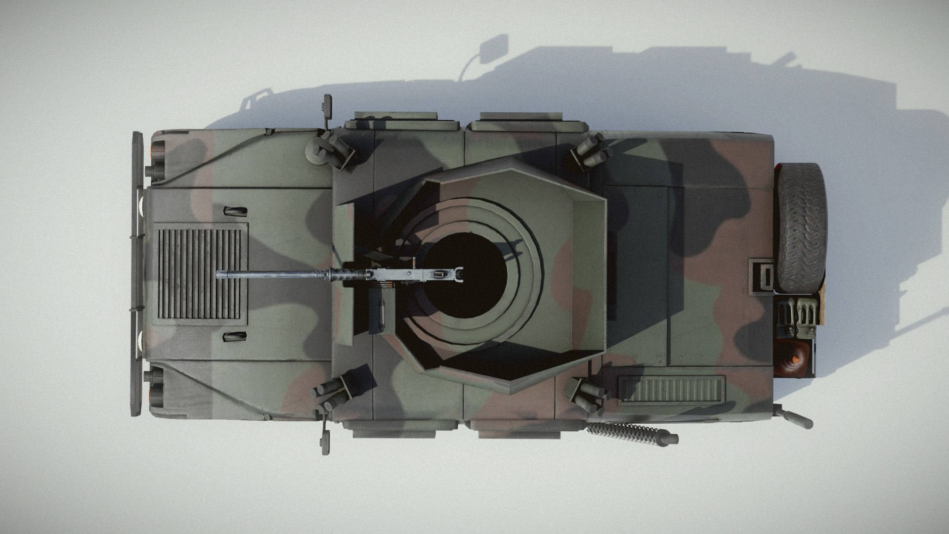 HMMWV UAH- Up Armored Humvee 3D - TurboSquid 2186899