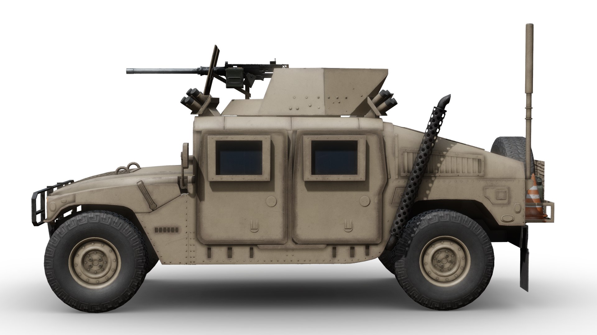 HMMWV UAH- Up Armored Humvee 3D - TurboSquid 2186899