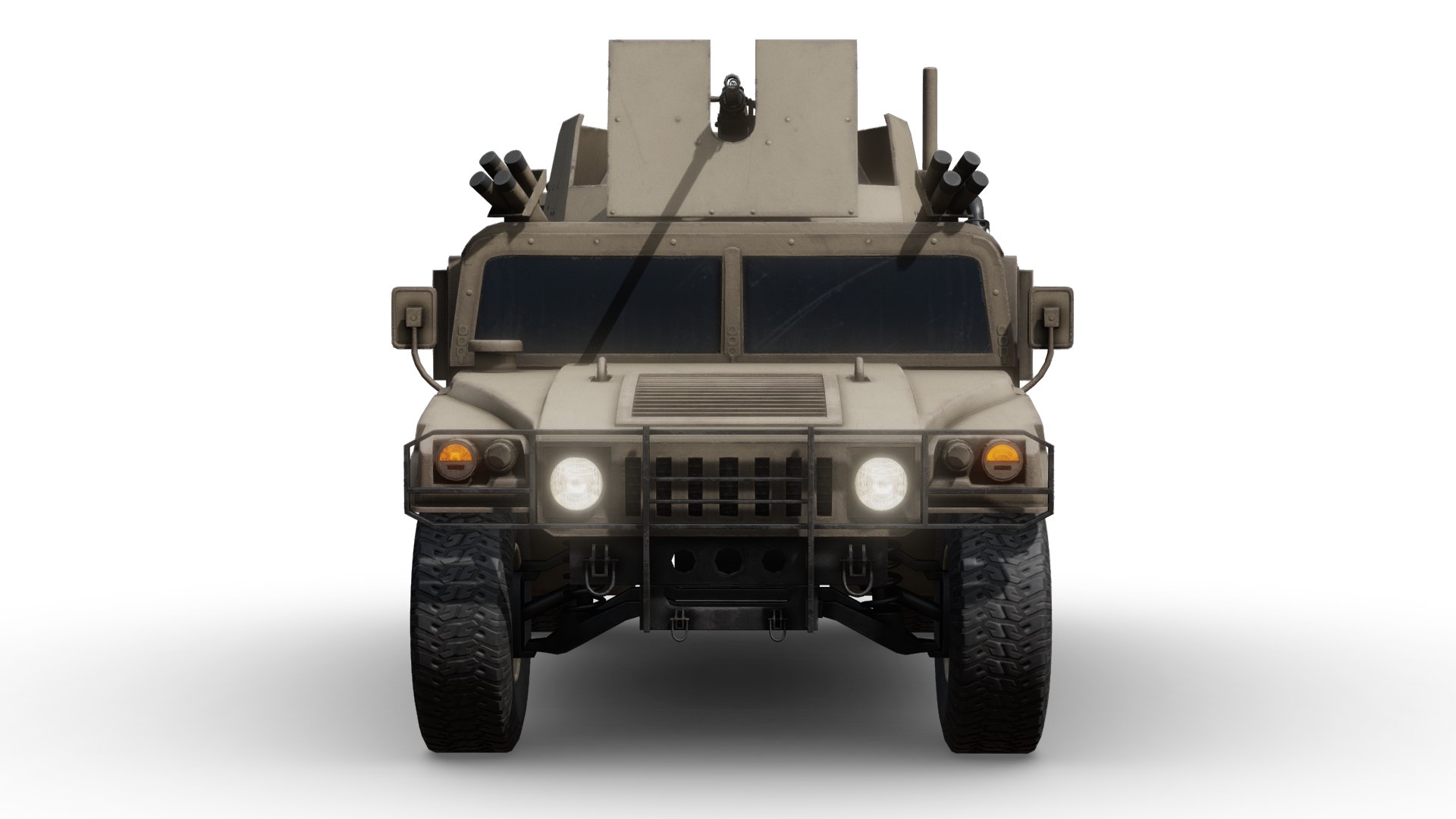 HMMWV UAH- Up Armored Humvee 3D - TurboSquid 2186899