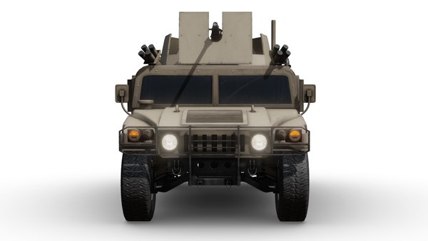 modelo 3d HMMWV UAH- Humvee blindado arriba - TurboSquid 2186899