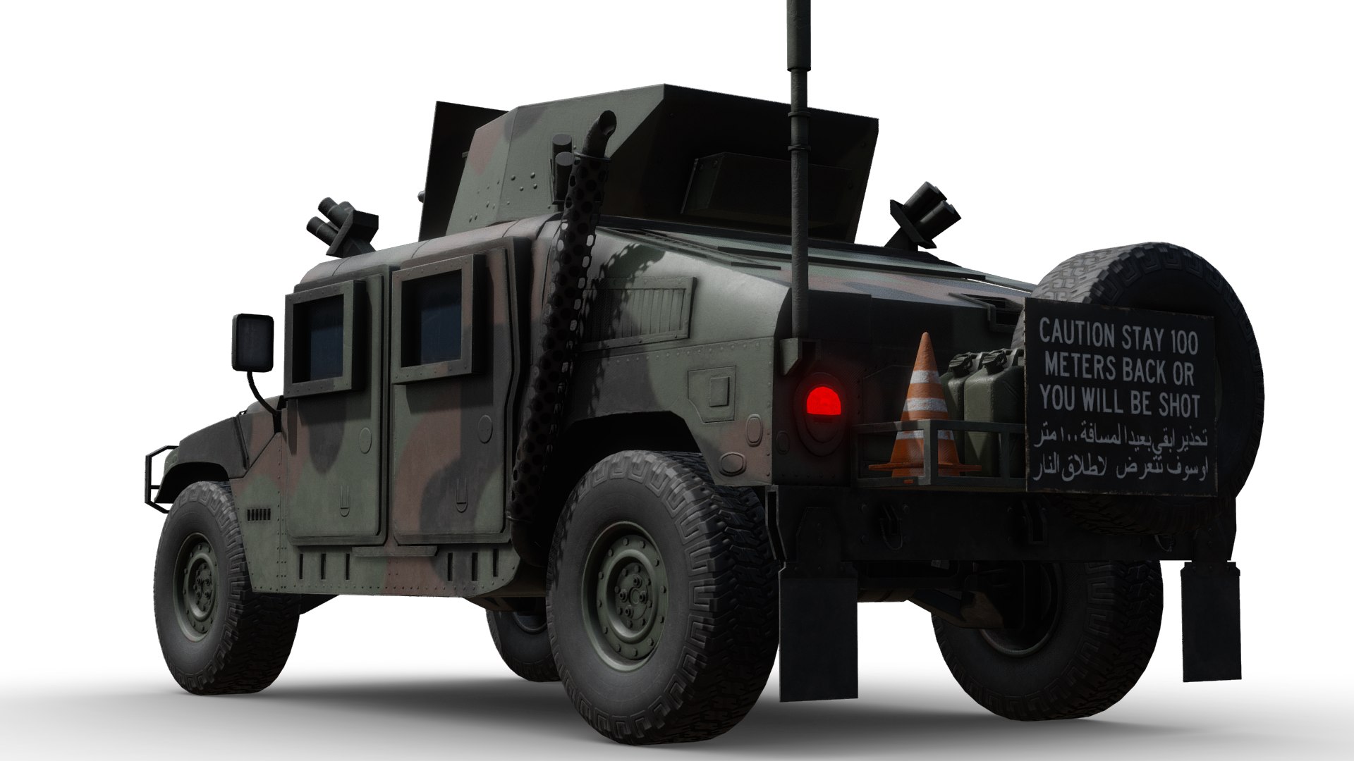 HMMWV UAH- Up Armored Humvee 3D - TurboSquid 2186899