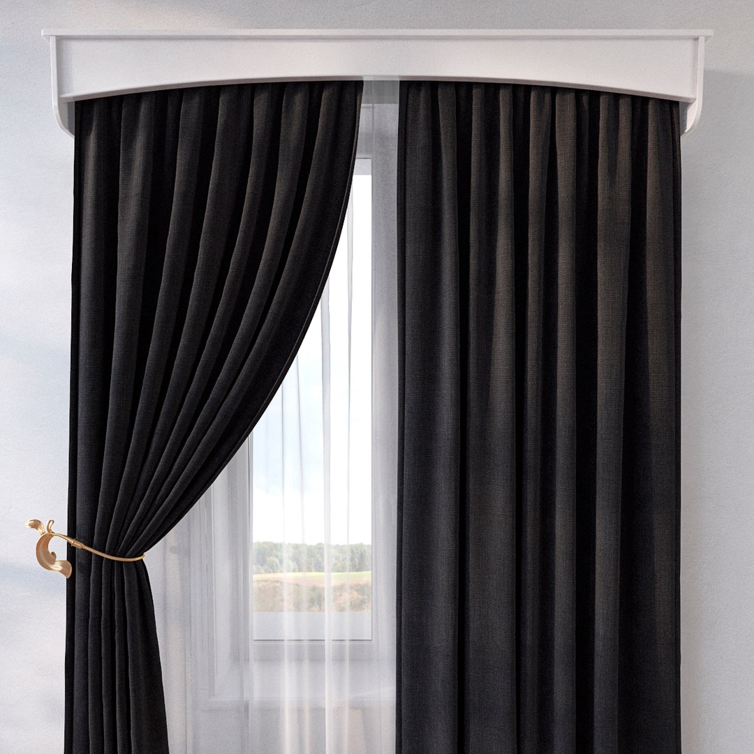 3d Window Curtain