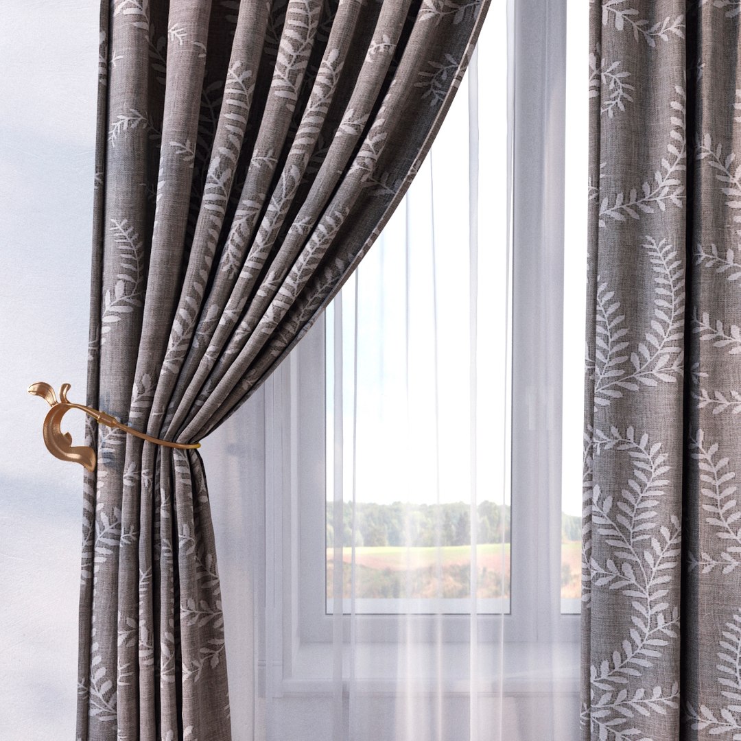 3d Window Curtain