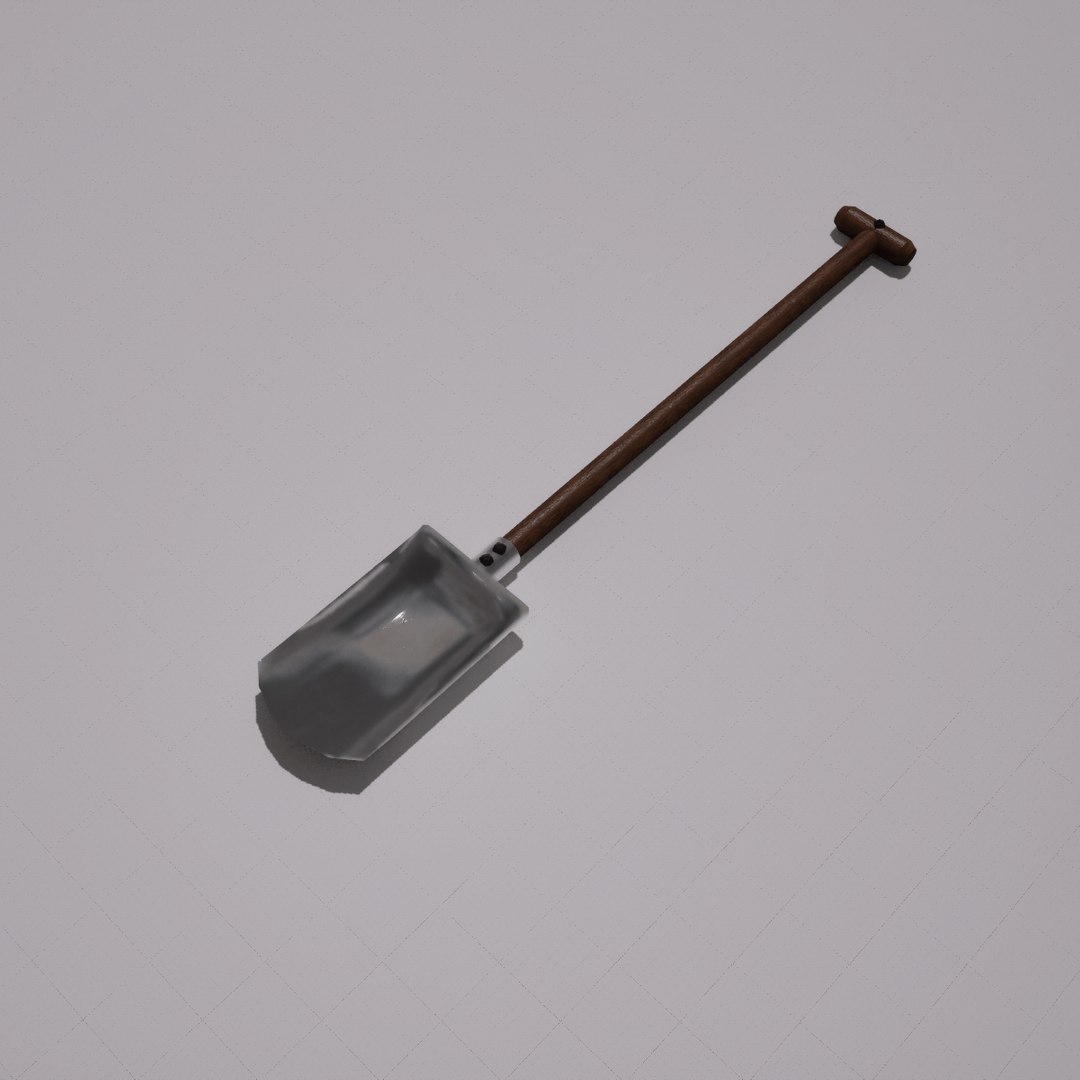 Medieval Shovel 3D Model - TurboSquid 2190829