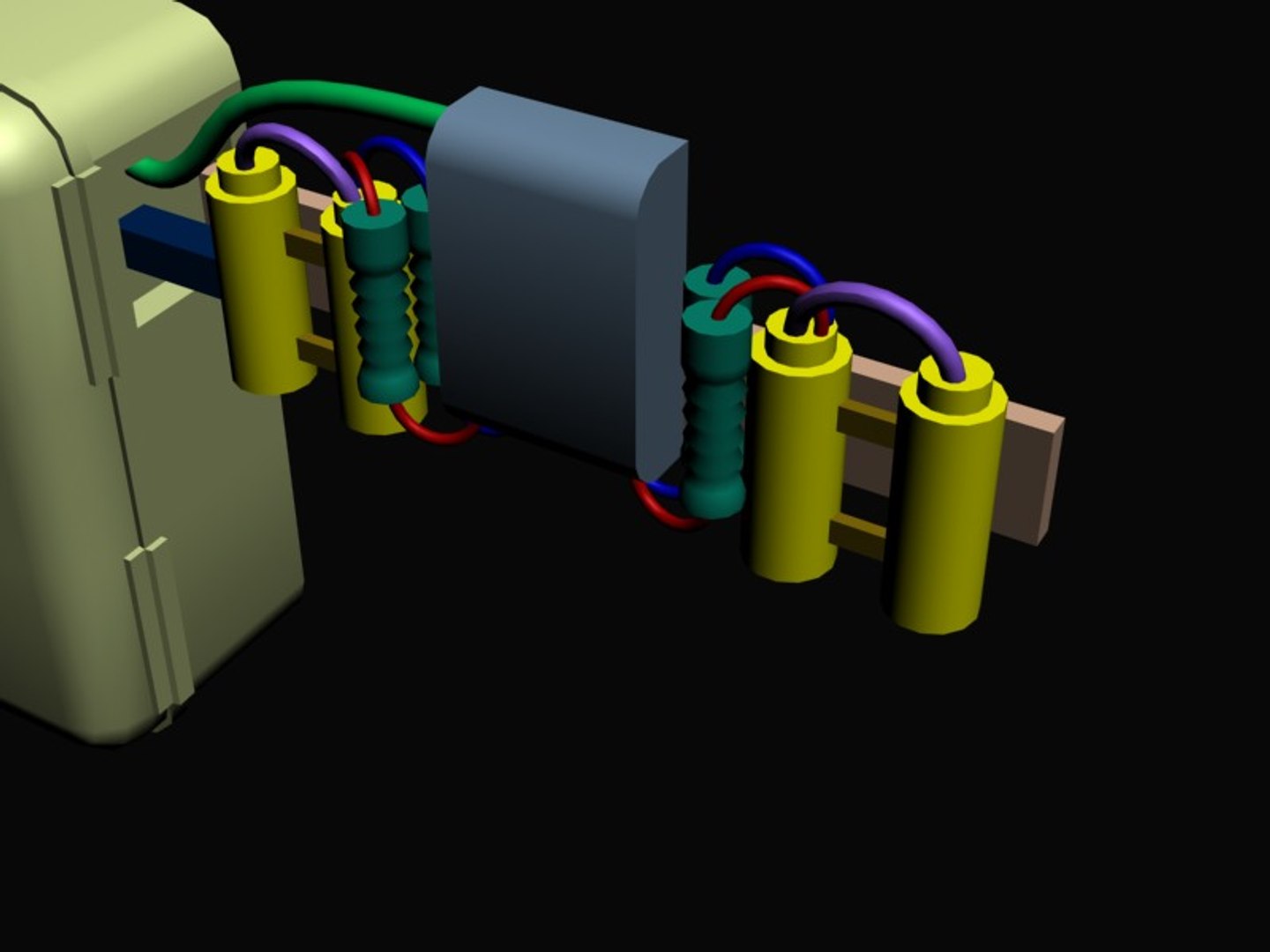 3d model electrical panel