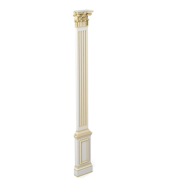 corinthian pilaster column 3d model