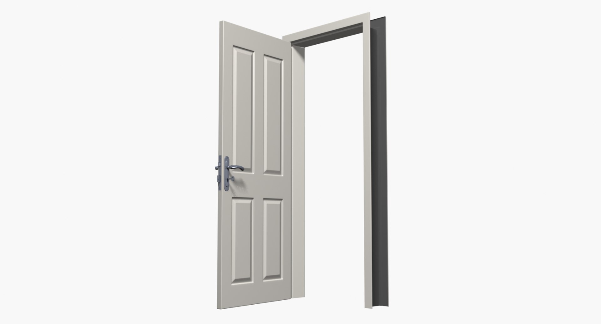 Classic Door Model - TurboSquid 1229615