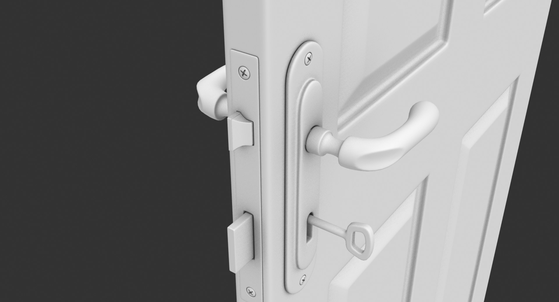 Classic Door Model - TurboSquid 1229615