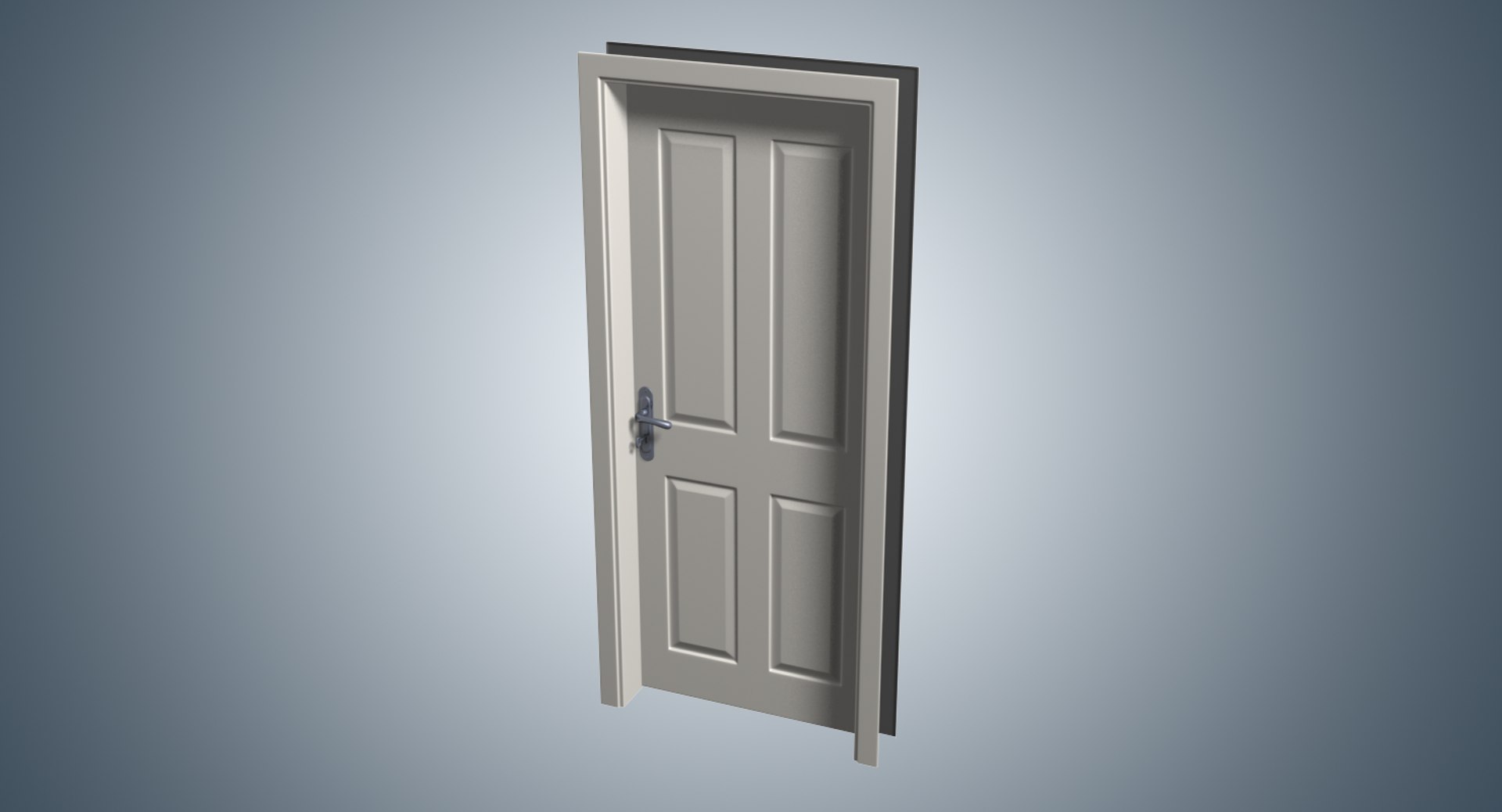 Classic Door Model - TurboSquid 1229615