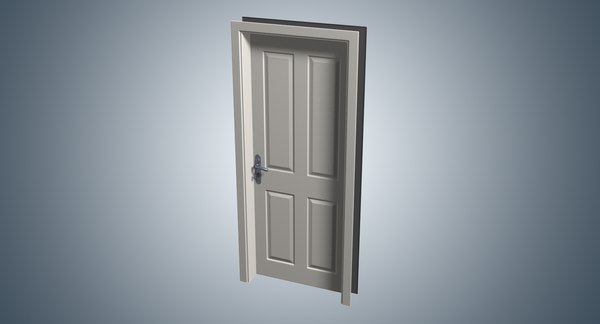 Classic door model - TurboSquid 1229615