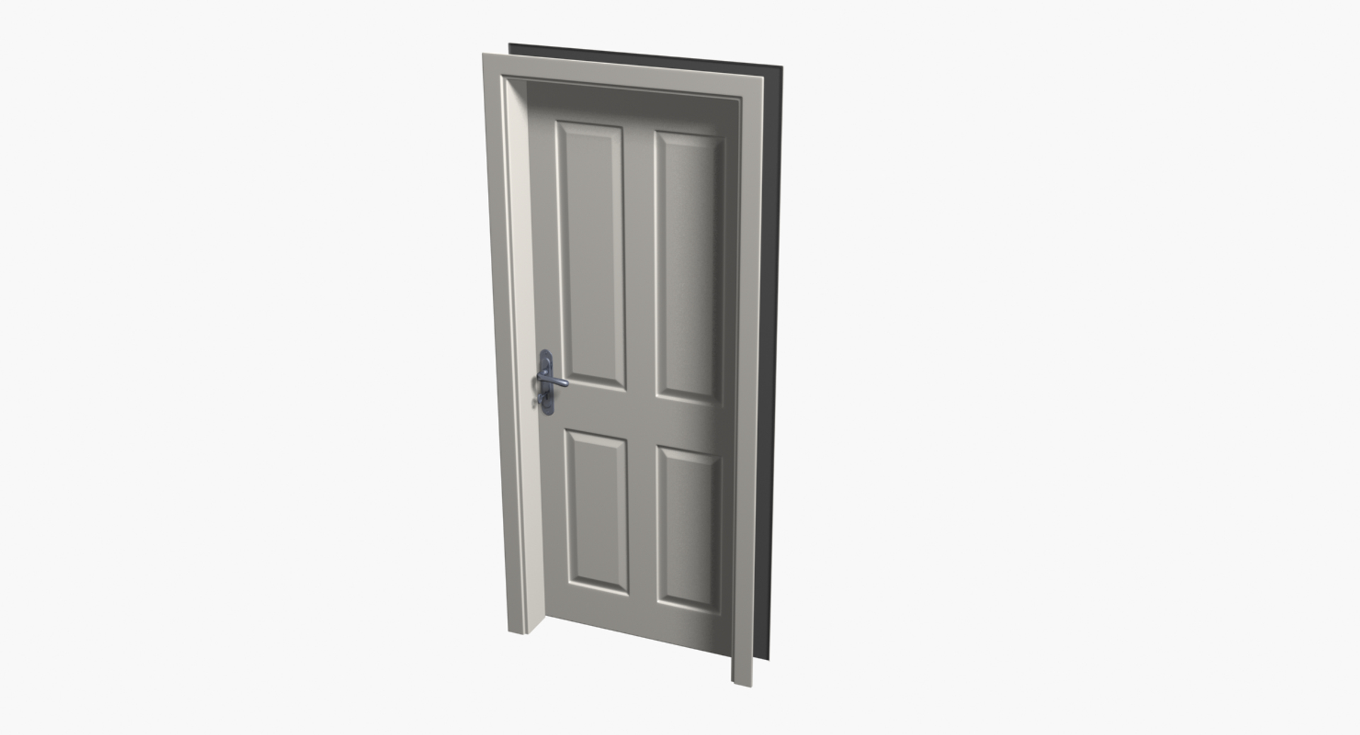 Classic Door Model - TurboSquid 1229615