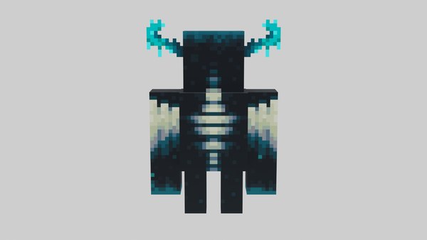 Minecraft Warden 3D 모델 - TurboSquid 2050774