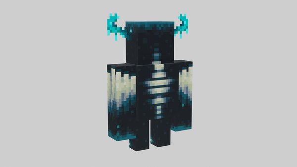 Minecraft Warden 3D 모델 - TurboSquid 2050774