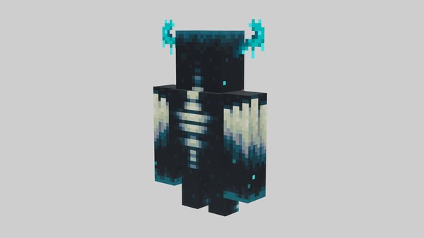 Minecraft Warden 3D 모델 - TurboSquid 2050774
