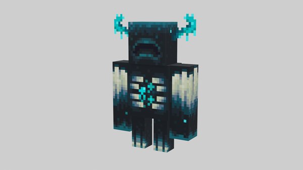 Minecraft Warden 3D 모델 - TurboSquid 2050774