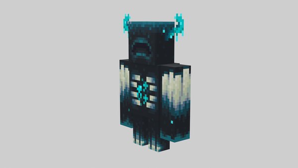 Minecraft Warden 3D 모델 - TurboSquid 2050774