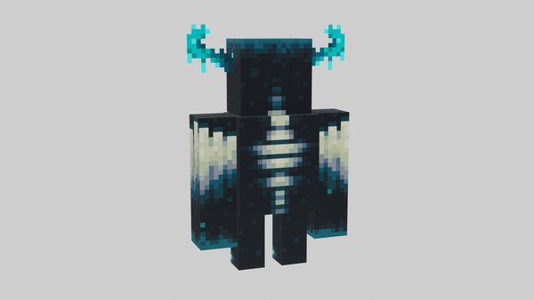 Minecraft Warden 3D 모델 - TurboSquid 2050774