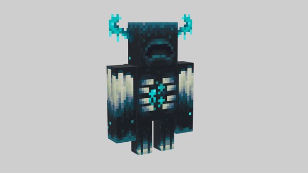 Minecraft Warden 3D 모델 - TurboSquid 2050774