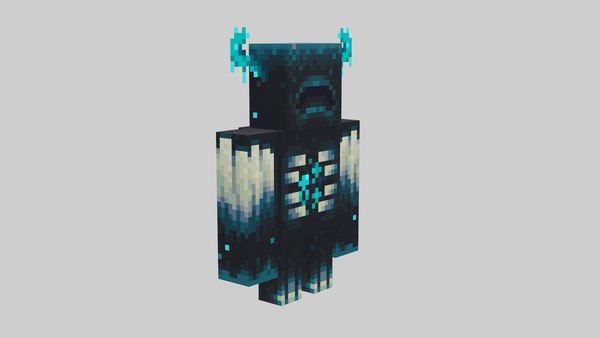 Minecraft Warden 3D 모델 - TurboSquid 2050774