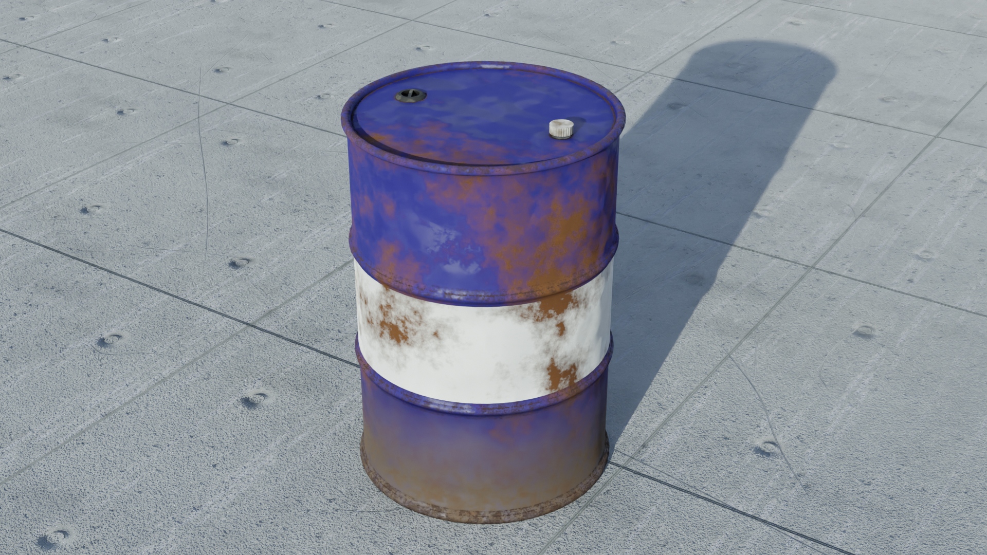 Metal Barrel and Rusty blender model 3D model - TurboSquid 1969850