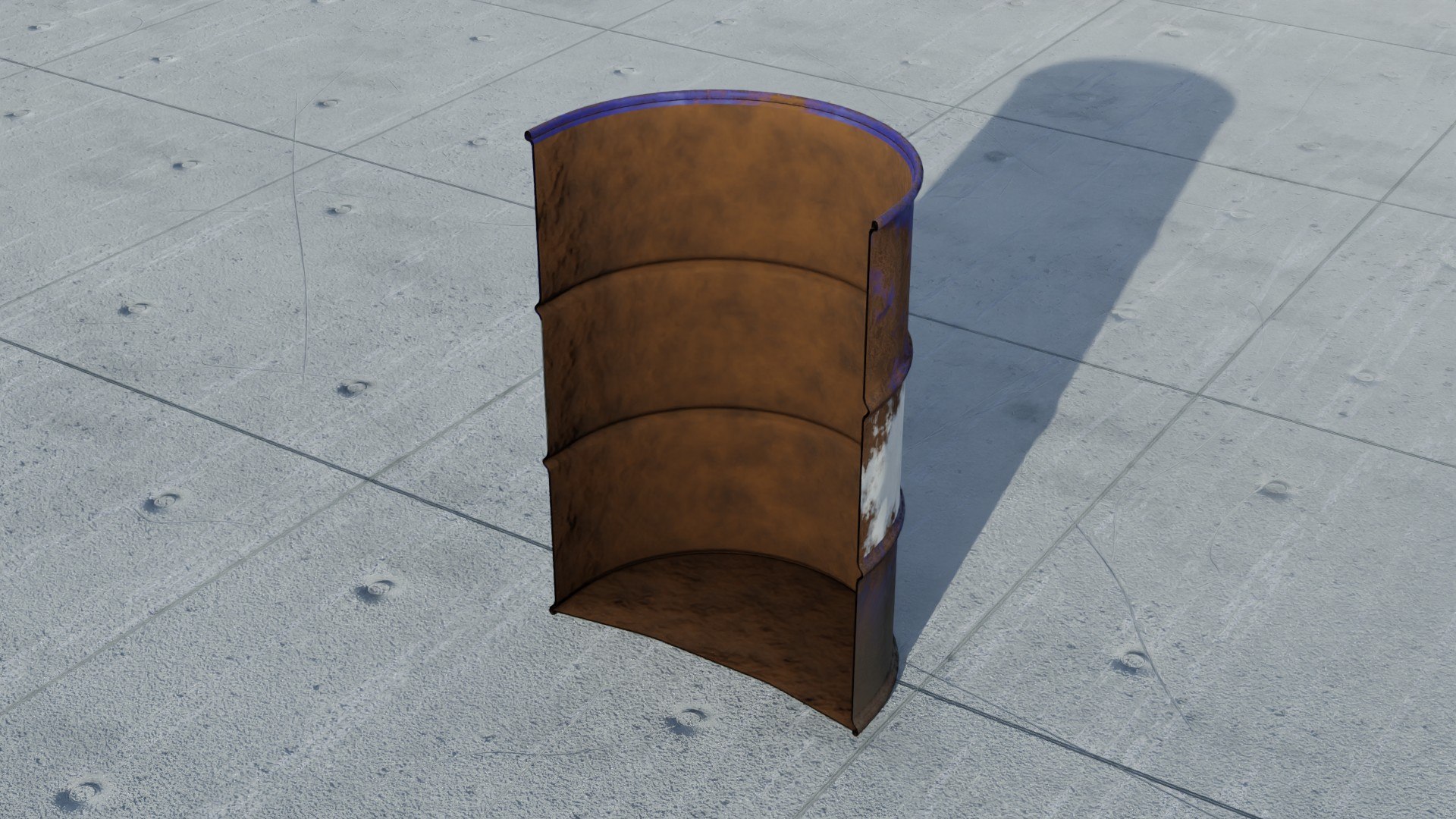 Metal Barrel and Rusty blender model 3D model - TurboSquid 1969850