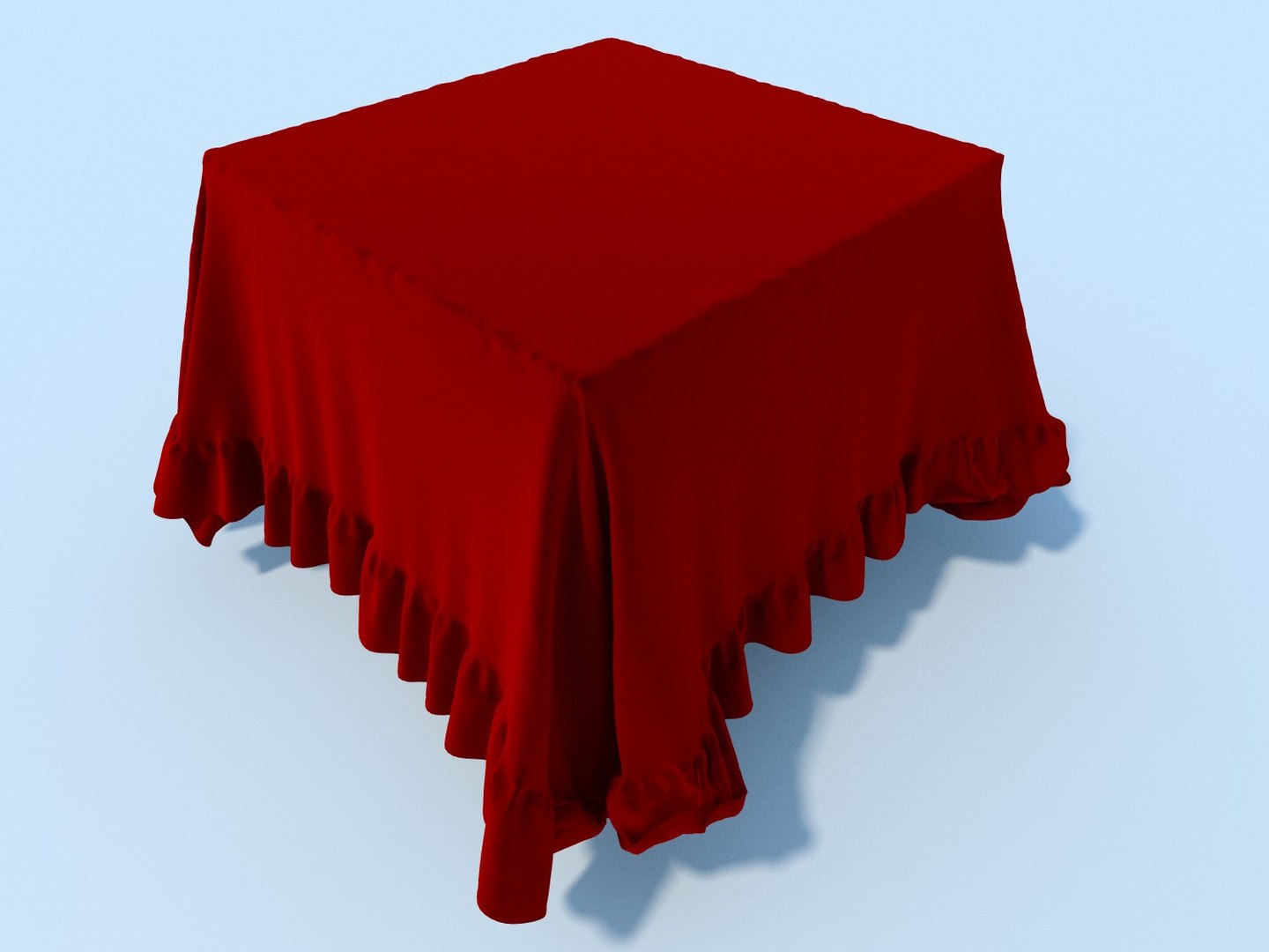 3ds Max Table Cloth Tablecloth