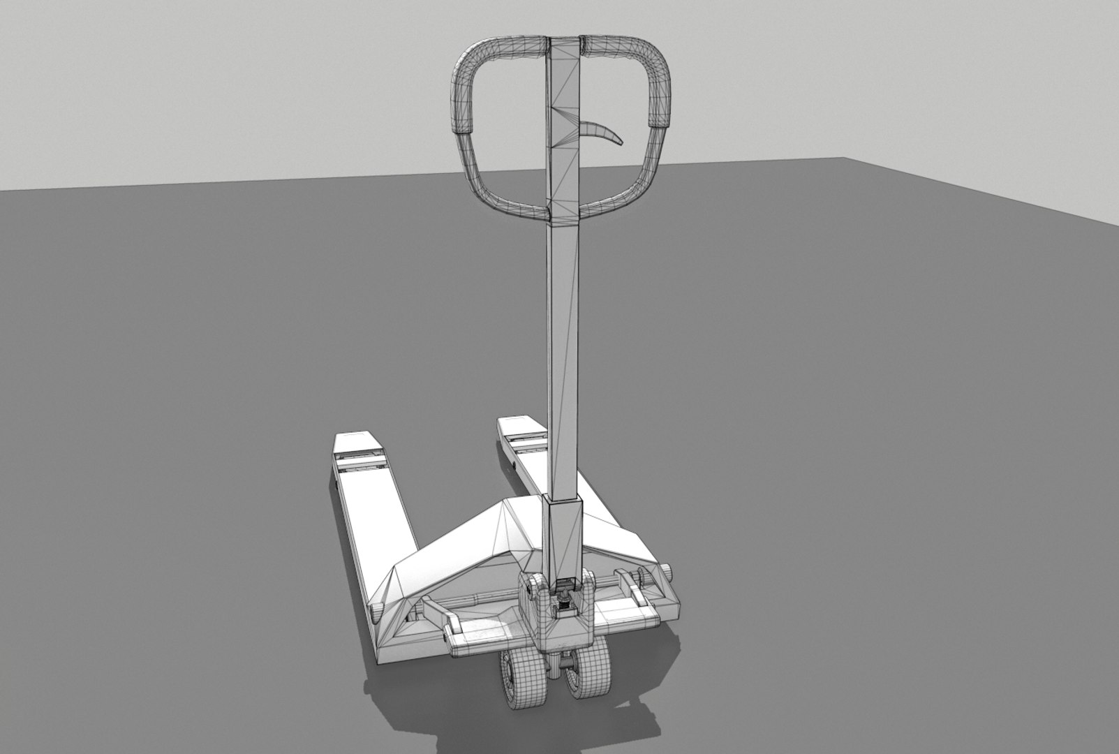 3D Industrial Pallet Trolley Trucks Model - TurboSquid 1545129