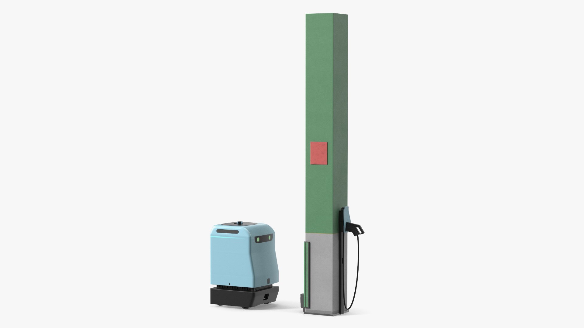 Car Charging Robot System 3D Model - TurboSquid 2309914