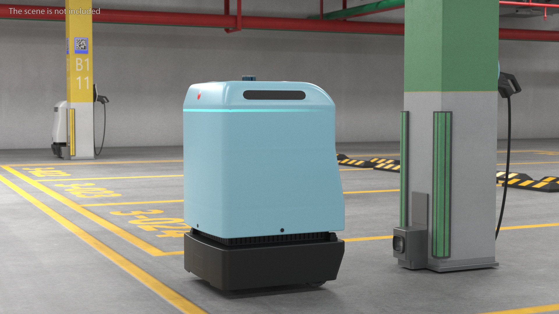 Car Charging Robot System 3D Model - TurboSquid 2309914