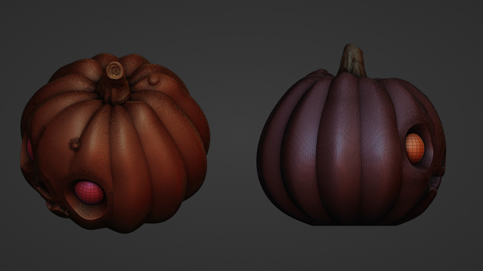 3D Baby pumpkin model - TurboSquid 2142907