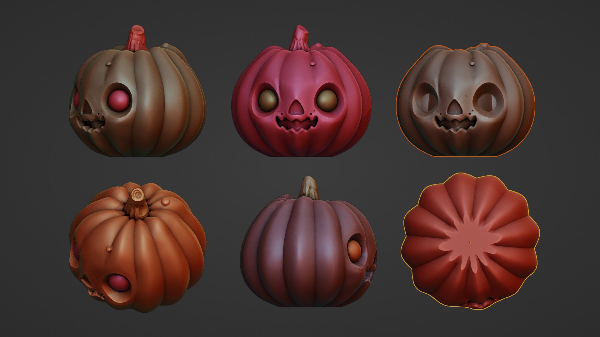 3D Baby Pumpkin Model - TurboSquid 2142907