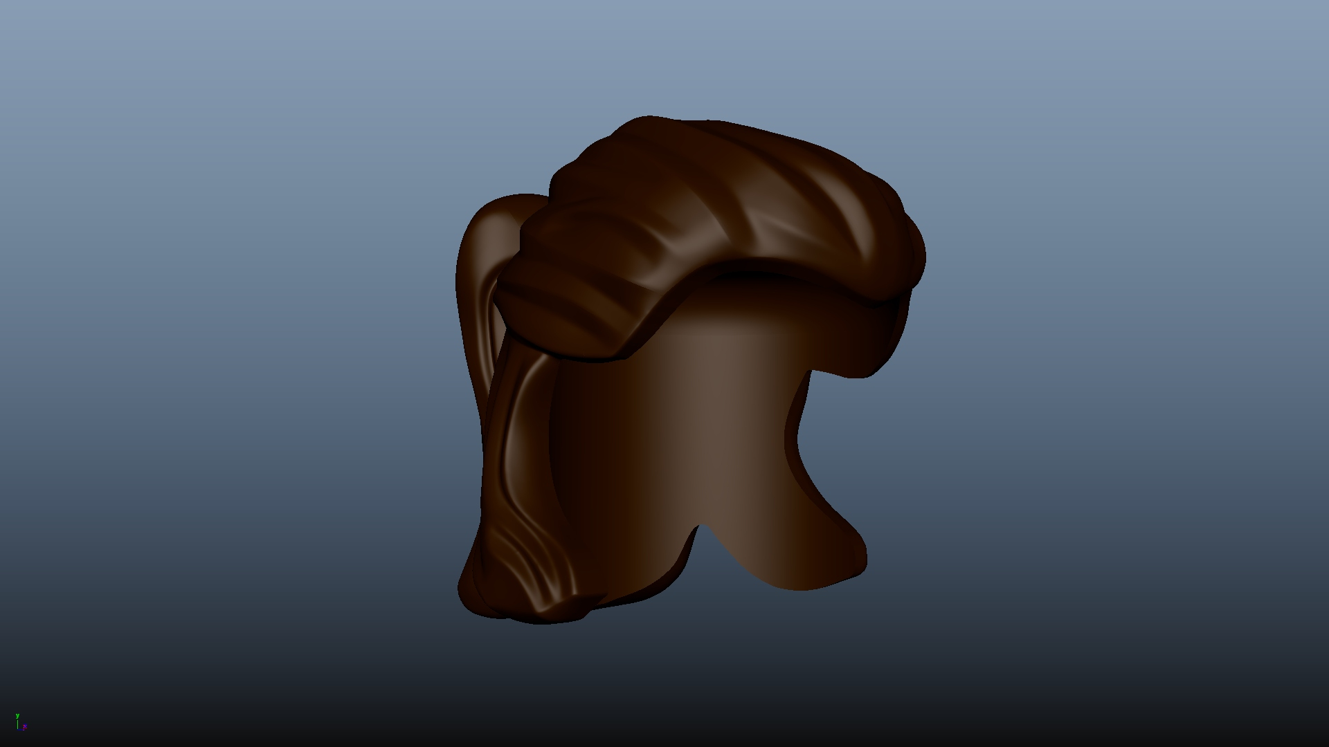 3D Lego Detailed Female Hair - TurboSquid 1849593