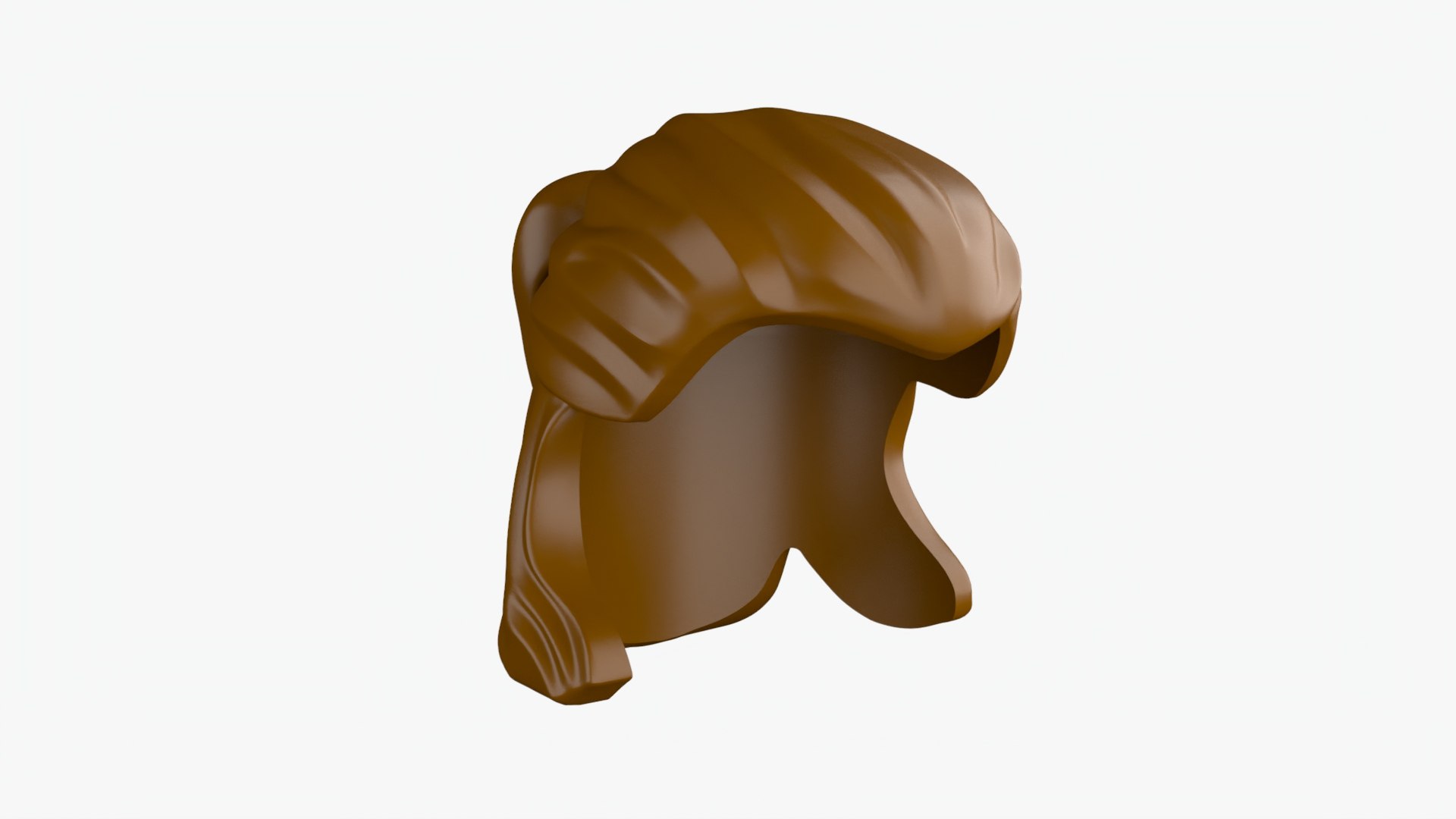 3D Lego Detailed Female Hair - TurboSquid 1849593