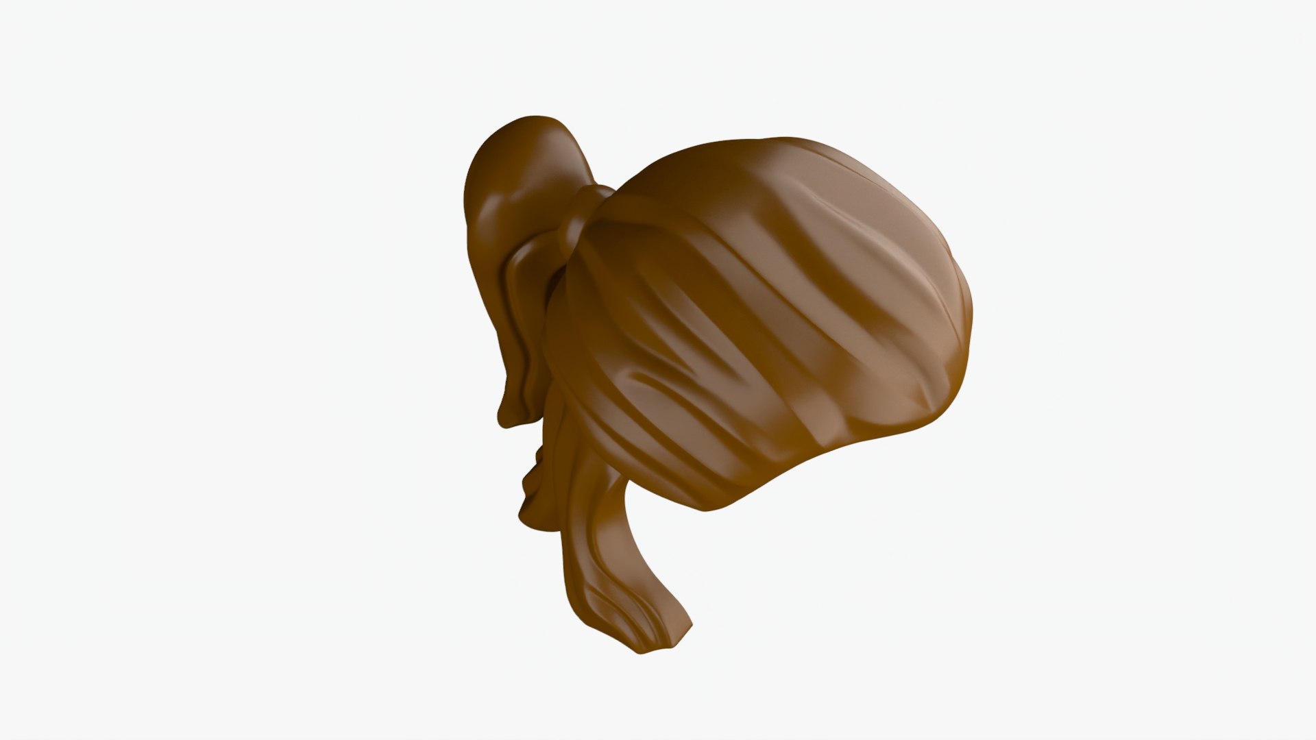 3D Lego Detailed Female Hair - TurboSquid 1849593