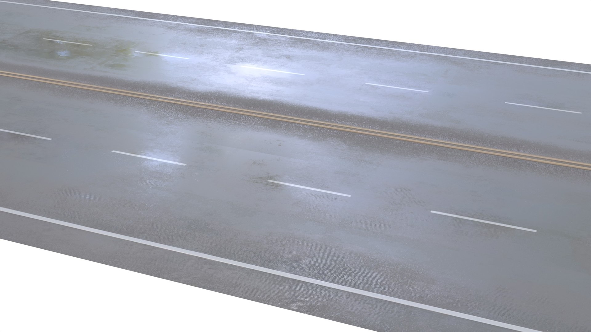 Road Asphalt 3D - TurboSquid 2201105