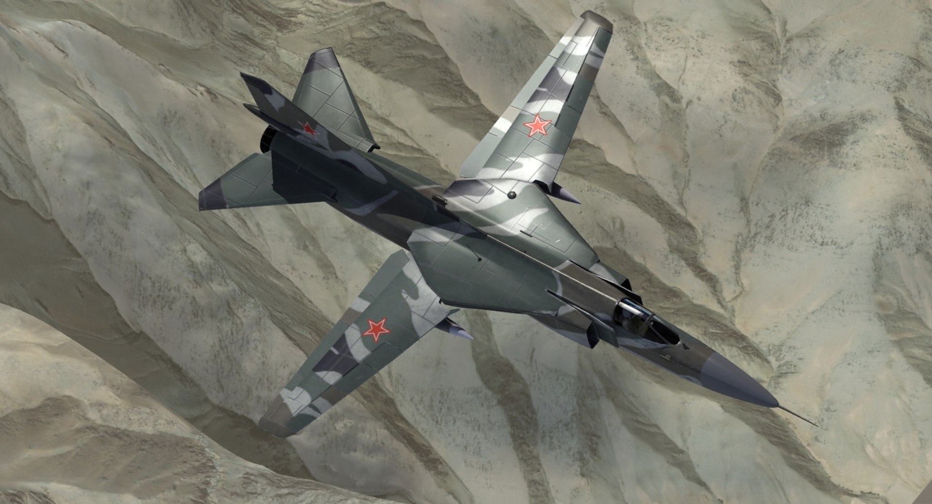 Mig23 Flogger Fighter Obj
