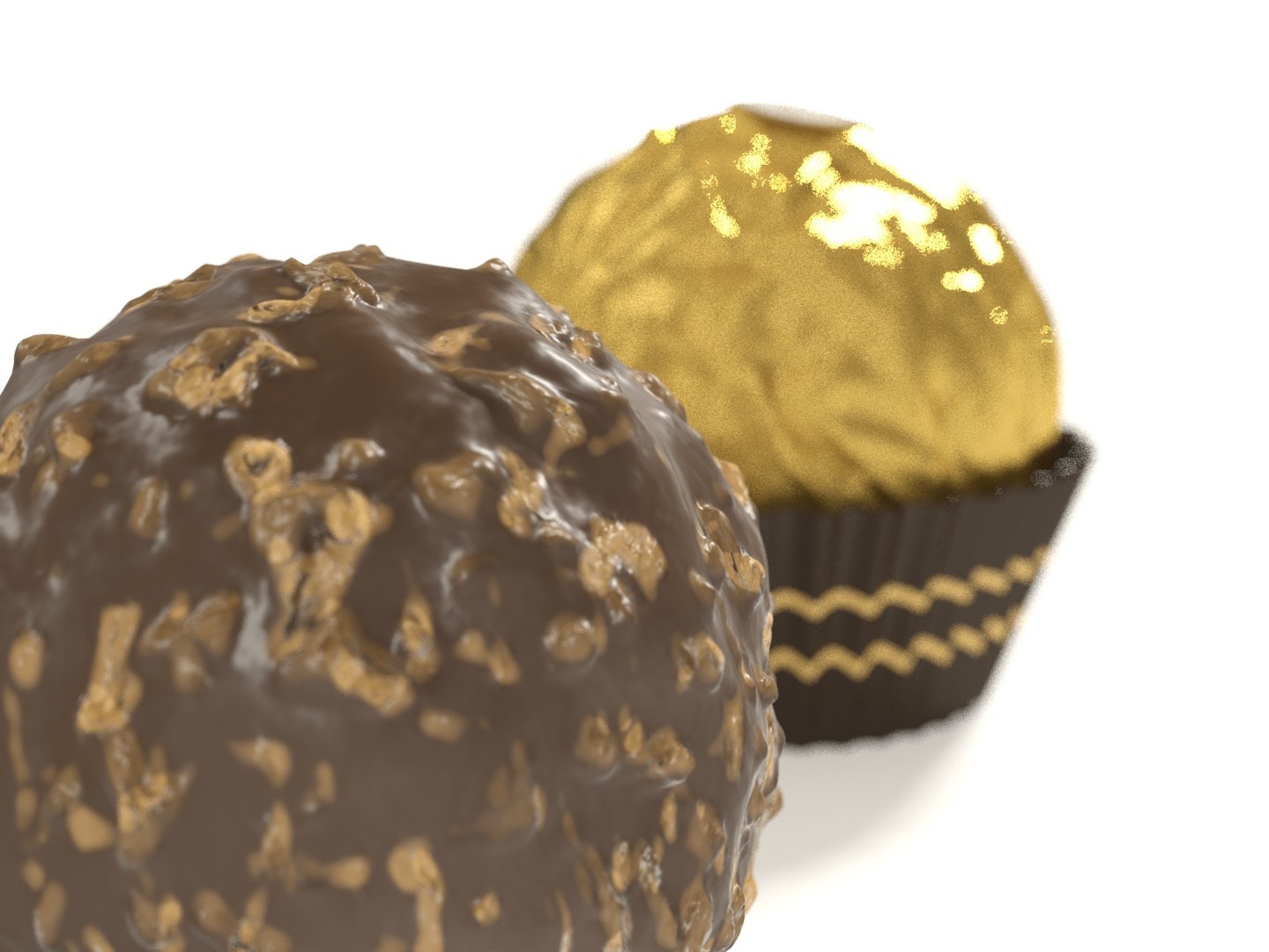 3d Model Of Ferrero Rocher