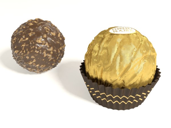 3d model of ferrero rocher