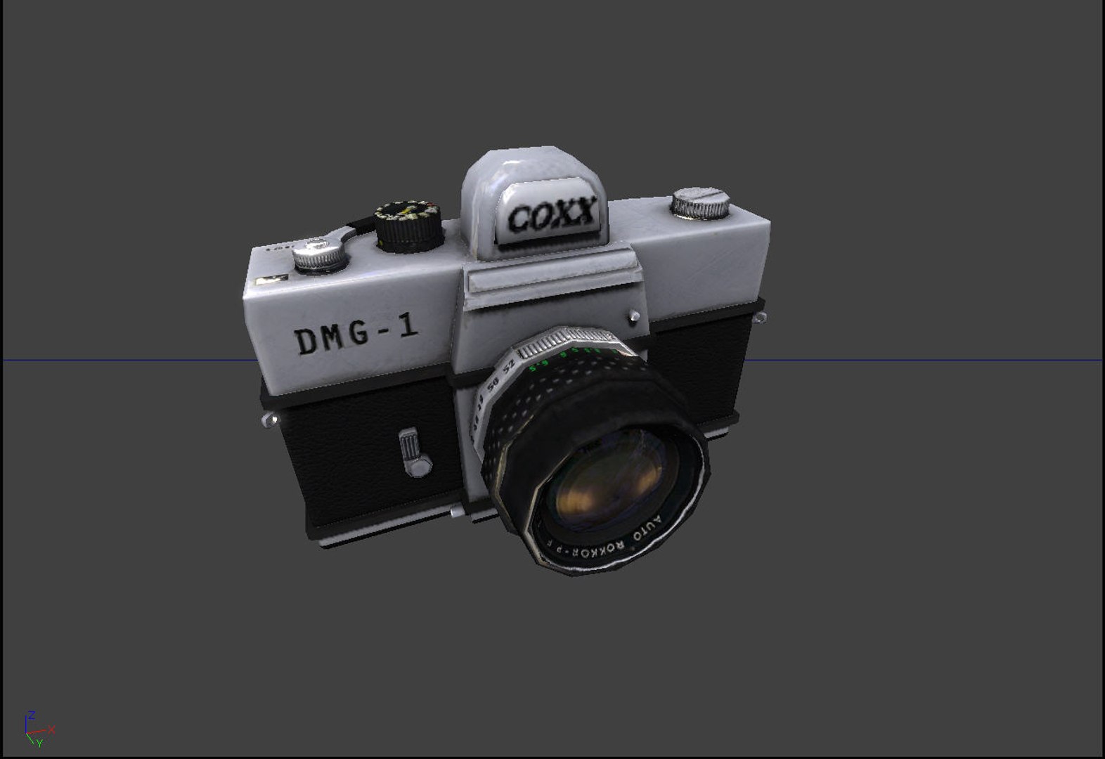 3d Model Old Style Camera