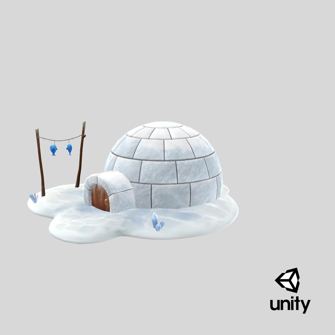 3D Stylized Igloo Model - TurboSquid 1919330