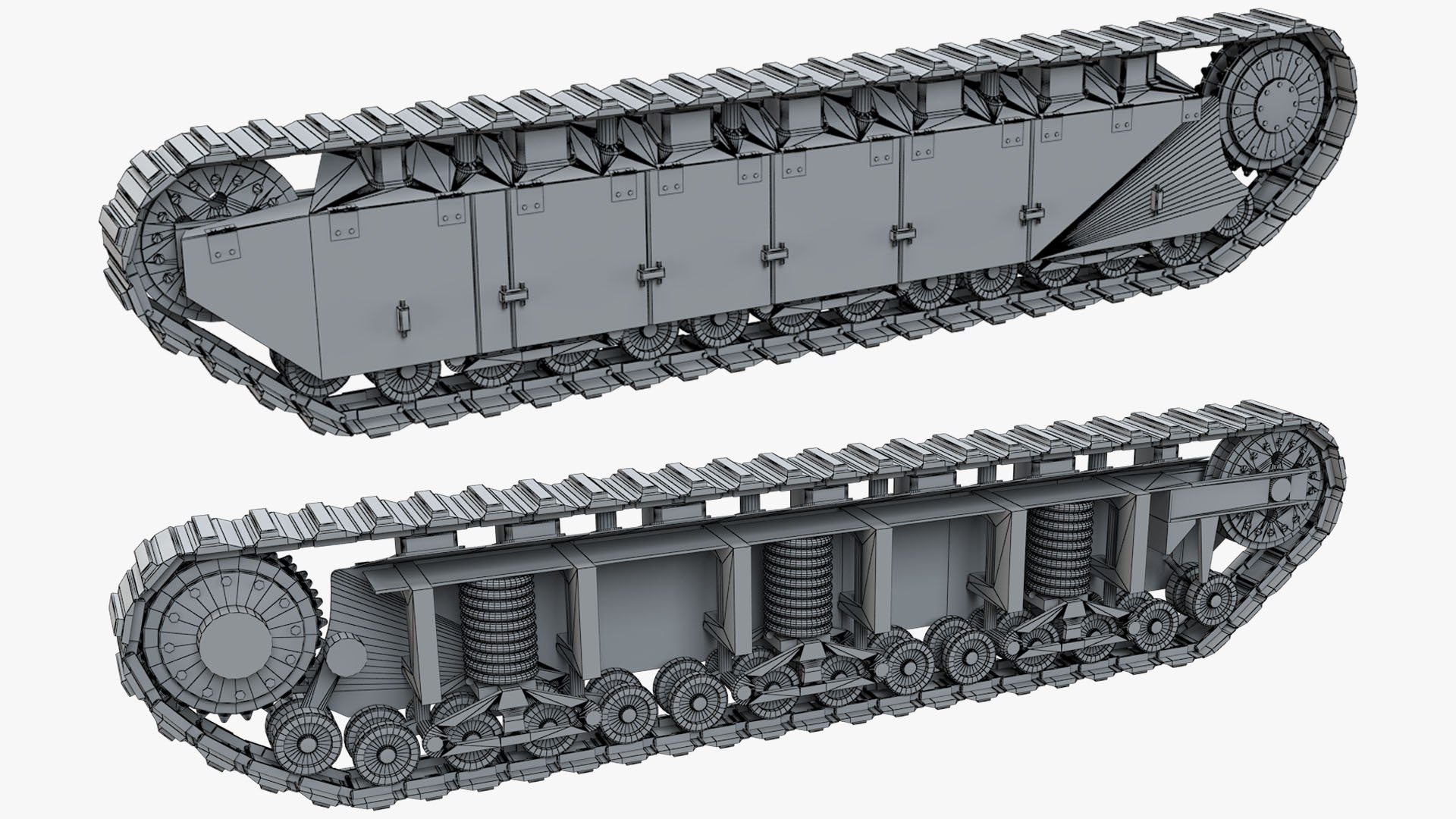 Renault Nc Char D1 3D Model - TurboSquid 1483279