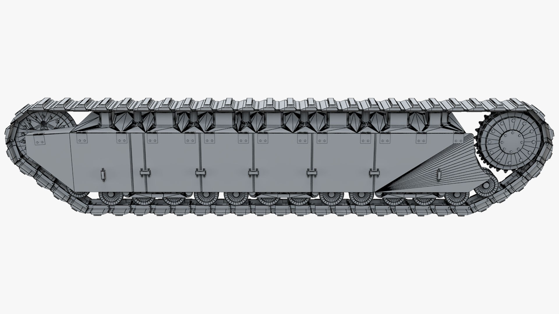 Renault Nc Char D1 3D Model - TurboSquid 1483279