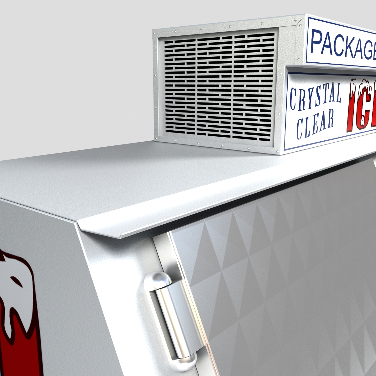 3d model of ice box